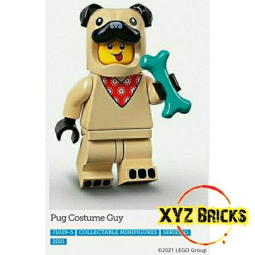 Jual LEGO 71029-5 - Series 21 Pug Costume Guy Minifigure - Kab ...