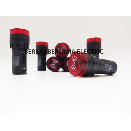 Jual PILOT LAMP LED BUZZER ALARM SALZER 24V, 110V, 220V - 110VOLT ...