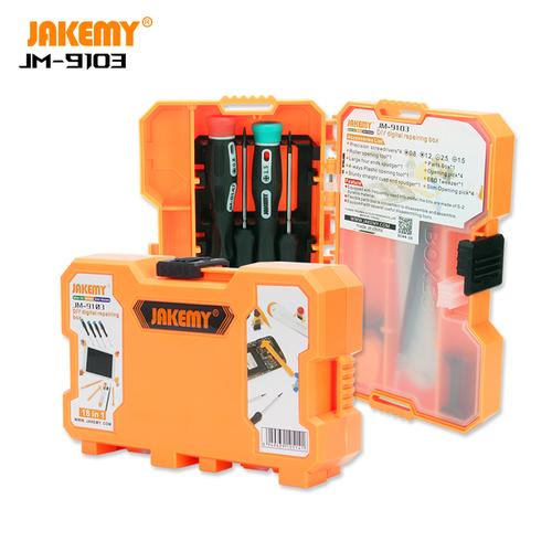 Jual Jakemy 18 in 1 Smartphone Screw Driver Repair Tools Set - JM-9103 ...