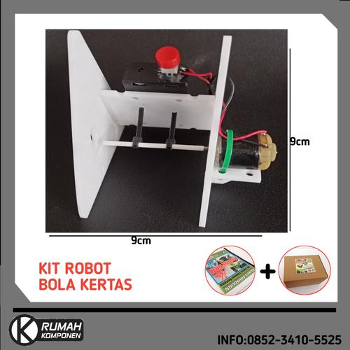 Jual Kit robot edukasi sederhana bola kertas sepak bola soccer - Kota ...