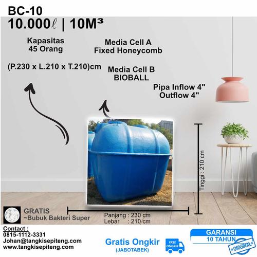 Jual Tangki BIO Septic Tank ANAEROB 10000 Liter / 10M3 - Kab. Tangerang ...