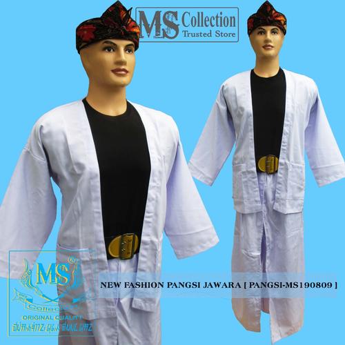 Jual BAJU PANGSI JAWARA PUTIH - Hitam, L - Kab. Bogor - MSCollection ...