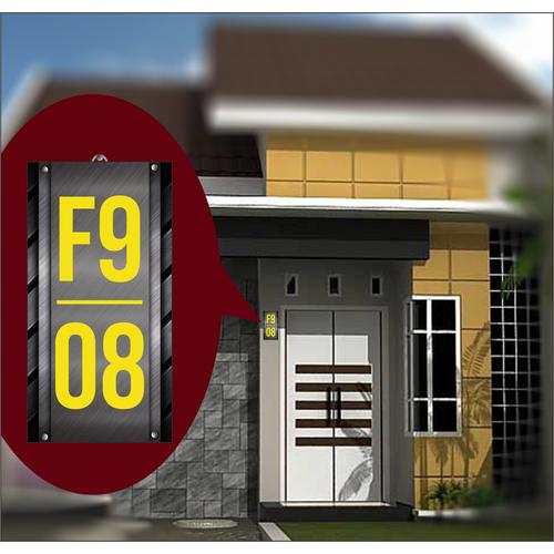 Jual Papan Nomor Rumah MDF & Sticker - Kab. Bogor - GP Variasi | Tokopedia