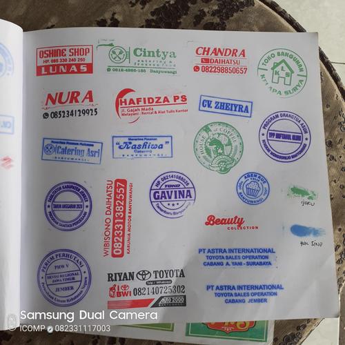 Jual Tambah Warna dan Isi TInta Stempel Flash langsung jadi - Orange ...