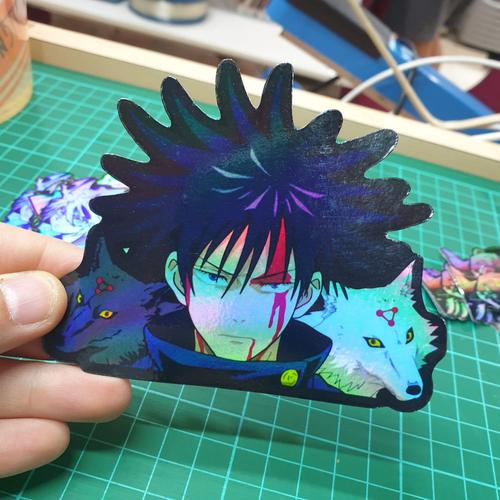 Jual Sticker Hologram Anime - PSH313 Besar - Jujutsu Kaisen - Megumi ...