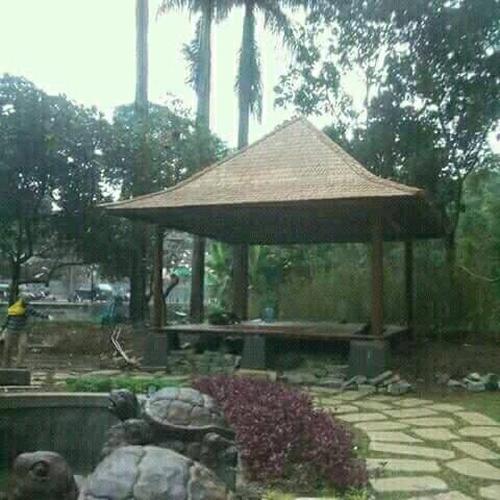 Jual #bale bengong kayu kelapa#bale bengong kayu glugu harga per meter ...