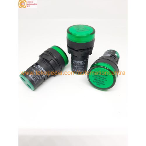 Jual Pilot Lamp LED 22mm Indicator Lamp 24V DC Hijau - Kota Batam ...