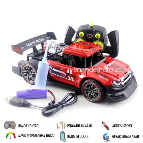 Jual Mainan Mobil Remote Control RC Super Speed Mengeluarkan Uap 2,4 ...