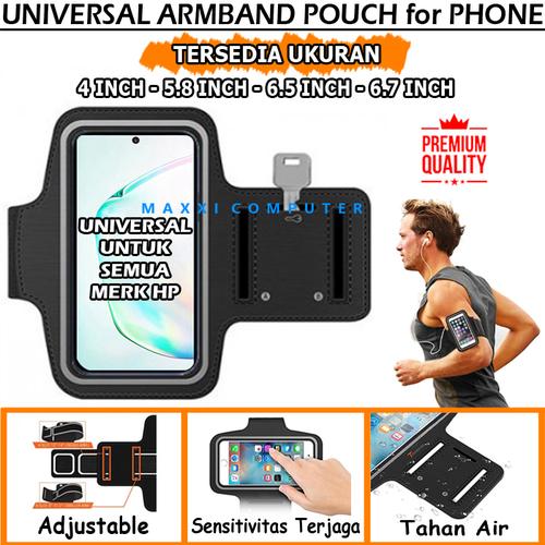 Jual Armband Arm Band Ukuran HP 4 4.2 4.5 5 5.5 6 6.2 6.4 6.5 6.7 Inch ...