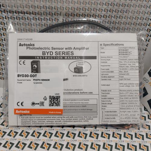 Jual Autonics PHOTO SENSOR BYD30-DDT - Kota Bandung - INDO PLC | Tokopedia