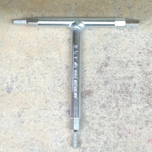 Jual Kunci L model T 3 way / T Hex Key Wrench 4 X 5 x 6 mm American ...