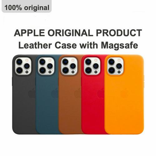 Jual Original Leather Magsafe Apple Case iPhone 12 Pro Max / Pro / 12 ...