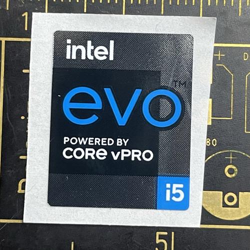 Jual Sticker stiker logo Core i5 vPro EVO 11th gen ori - Kota ...