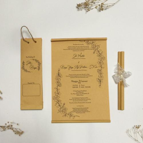Jual Undangan pernikahan gulung klasik - Kota Bekasi - usagi design id ...