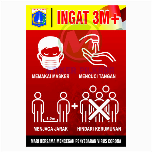 Jual STIKER VINYL CUSTOM INGAT 3M PLUS UK. A4 & A3 - L - Kota Tangerang ...
