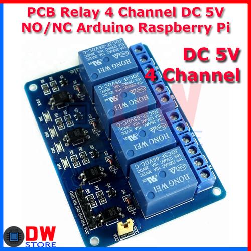 Jual 4 CHANNEL RELAY MODULE MODUL 4 KANAL ARDUINO RASPBERRY PI ...
