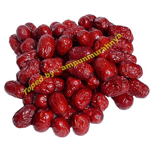 Jual red dates angco kurma merah ukuran sedang jumbo hong zao 100 gram ...