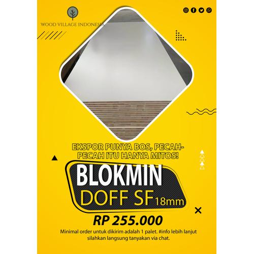 Jual BLOKMIN / BLOCKBOARD MELAMIN / MELAMINTO / MINBLOK DOFF SF 18MM 18 ...