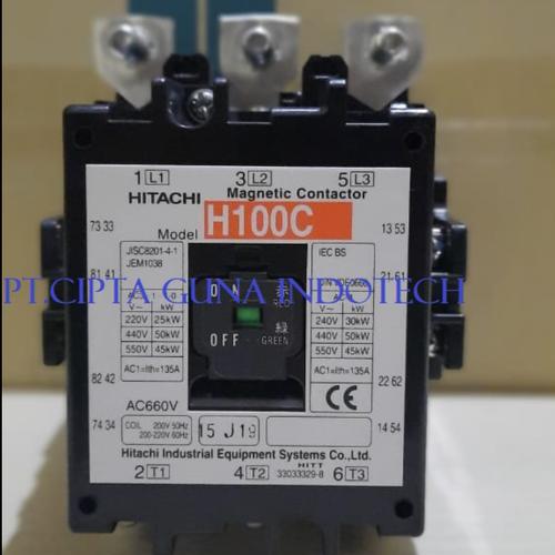 Jual MAGNETIC CONTACTOR HITACHI H100C / 200-220V - Kab. Bekasi - Cipta ...