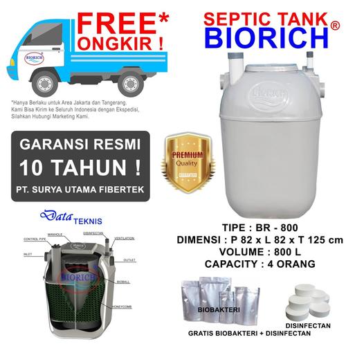 Jual Septic Tank Bio - BioTech Tangki Septik BIO RICH, BioFil 800 Liter ...