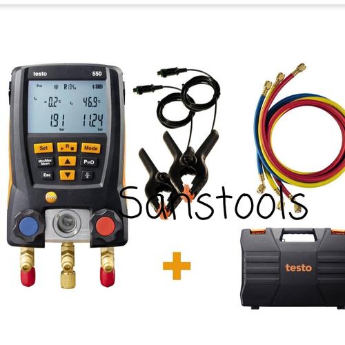 Jual Testo 550 digital manifold gauge kit set HVAC Refrigeration ...