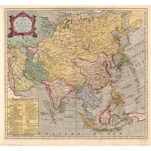 Jual Peta Dunia Tua Vintage Retro Old World Maps Poster Ancient Asia 01 ...