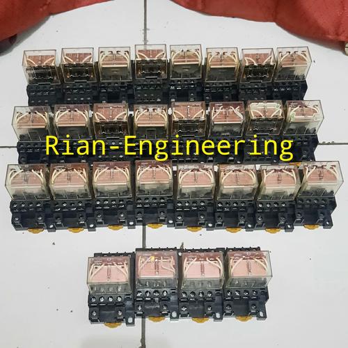 Jual Relay dan Socket LY4 24VDC 24V 14 kaki Omron Original Second Copotan - Kota Bekasi ...