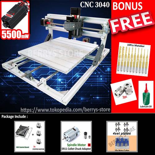 Jual [2in1] MESIN CNC ROUTER LASER CUTTING GRAFIR PCB KAYU AKRILIK 5500MW - Jakarta Pusat ...