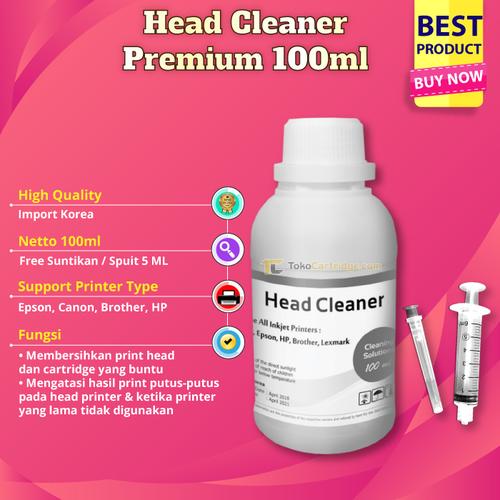 Jual Head Cleaner Premium korea Inktac Original re-packaging kemasan ...