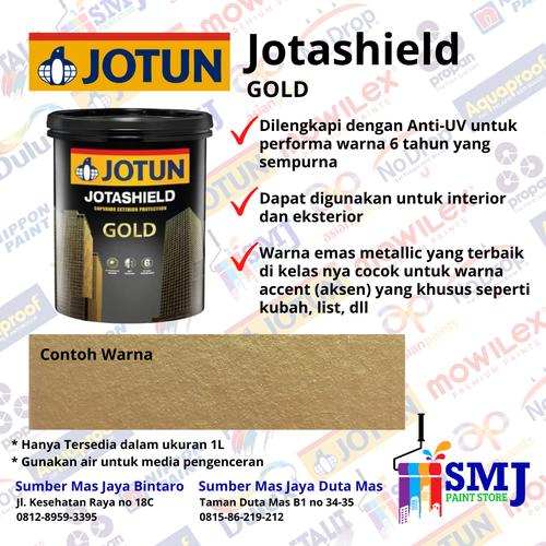 Jual JOTUN JOTASHIELD EXTERIOR GOLD (WATERBASED) KEMASAN 1 LITER ...