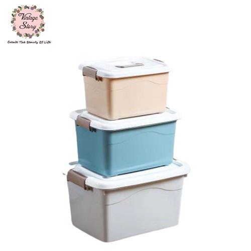 Promo VS - Kotak Penyimpanan Pakaian Baju Serbaguna Storage Box 20L 30L ...