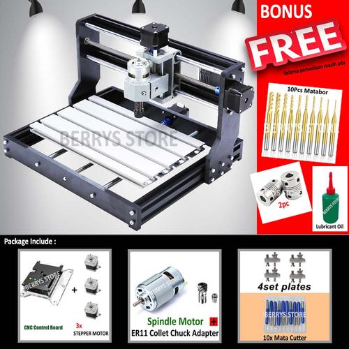 Jual MESIN CNC ROUTER CUTTING GRAFIR KAYU AKRILIK 3018 - Hitam ...
