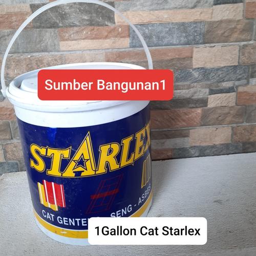 Jual Cat genteng Starlex 1 gallon cat trotoar lapangan tahan matahari - Kab. Bekasi - Sumber ...