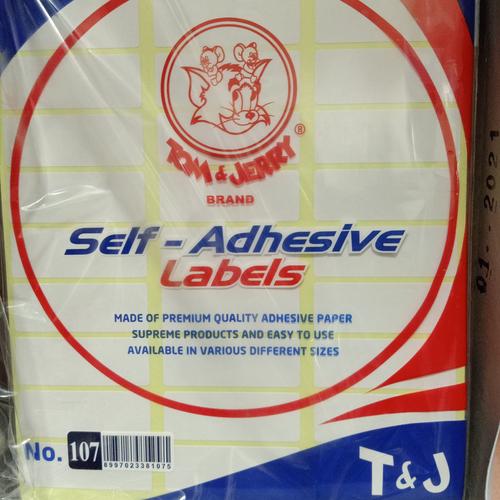 Jual sticker labels No 107 Tom & Jerry - Jakarta Utara - MENTARI 98 ...