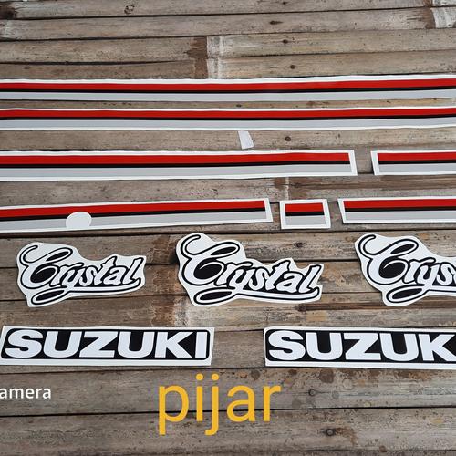 Jual Striping Suzuki Crystal Tahun 1990 warna Hitam - Kota Kediri ...