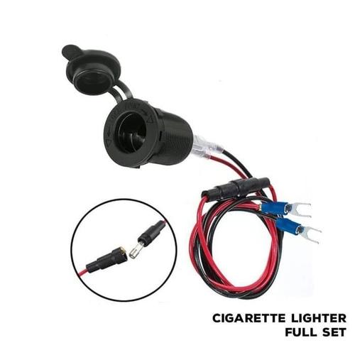 Jual Cigarette Lighter Socket Full Set untuk Motor Mobil Plug Outlet 12 ...