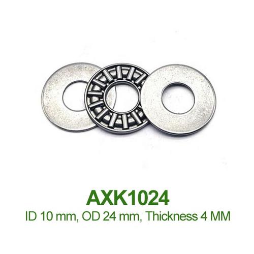 Jual Thrust Needle Roller Bearing With Two Washers ID 10mm OD 24mm ...