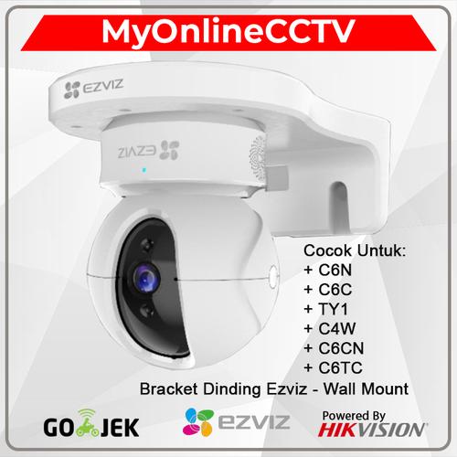 Jual Bracket Dinding CCTV Indoor Ezviz C6CN C6N TY1 C4W C6TC CMT Wall ...