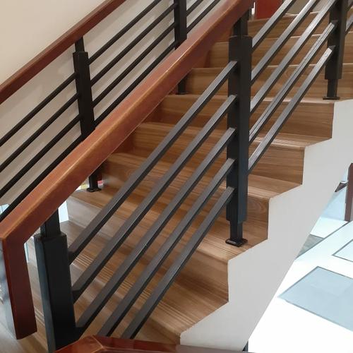 Jual Railing Tangga handrail kayu kamper dan tralis pengaman - Kota ...