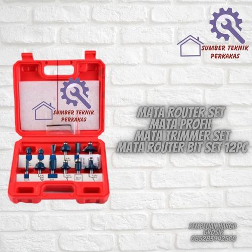 Jual Mata Router set / Mata Profil / Mata Trimmer Set / Mata Router Bit ...