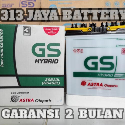 Jual Aki GS ASTRA Ns40zl/36B20L Hybrid Honda Brio, Jazz, Freed,Mobilio ...