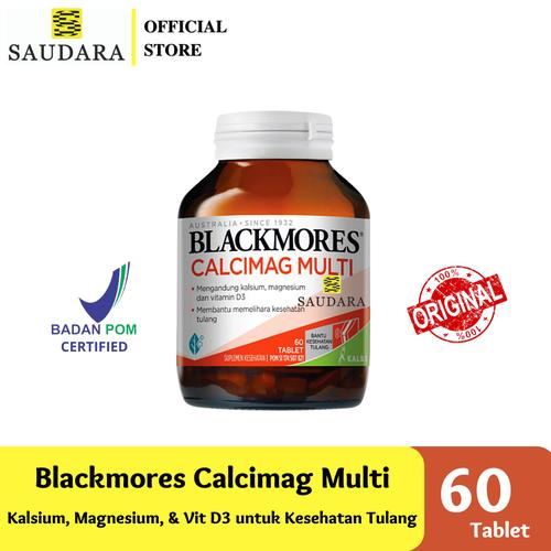 Jual Blackmores Calcimag Multi BPOM Kalbe (60 Tablet) - Vitamin D3, Kalsium - Calcimag (30 S ...