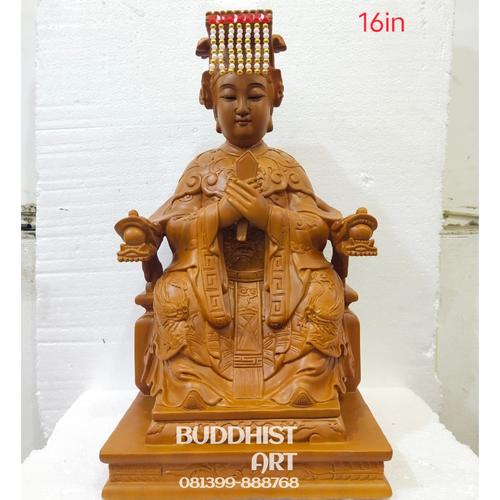 Jual Patung Dewi Laut Maco Mazu macopo kayu wangi jiang mu 16 inch ...
