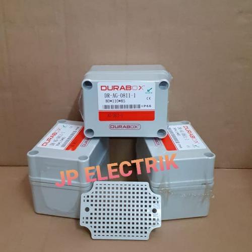 Jual Durabox Junction Box Panel ABS plastik 80x110x85mm Include tatakan ...