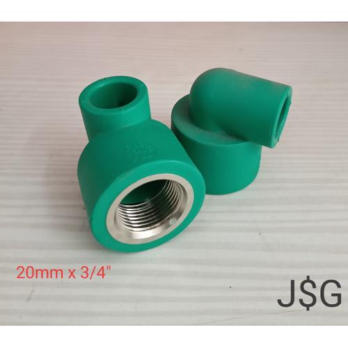 Jual ELBO / KENI / Elbow Drat Dalam 90 - Elbow Female Threaded - PPR ...