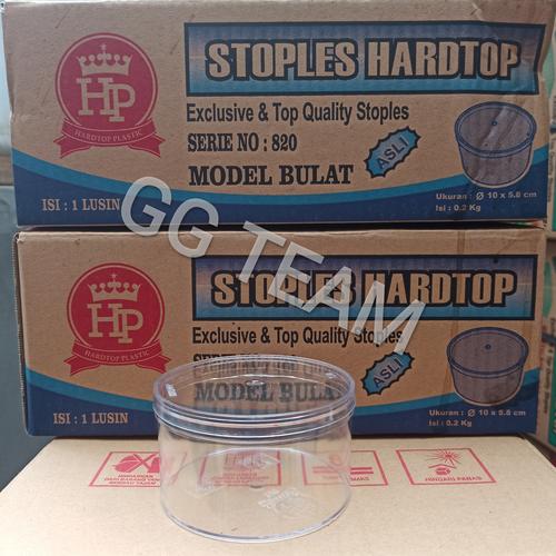 Jual Toples cookies puding dessert bulat plastik 200gr hardtop 820 ...