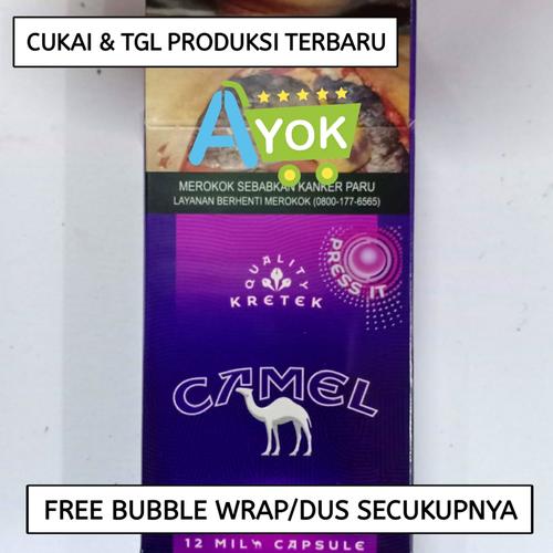 Jual Rokok Camel Option Purple Ungu Kretek 12 Batang Mild Capsule 1 ...