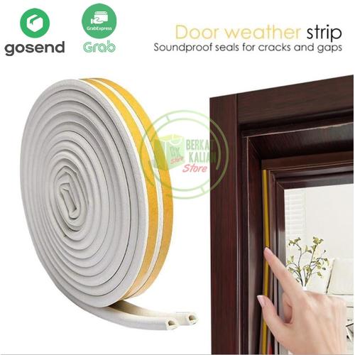 Jual Seal Peredam Kedap Suara Pintu jendela Kayu Almunium 9x6mm P 2 x ...