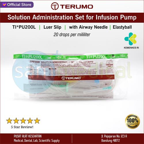 Jual Terumo Terufusion Infuse Pump (Luer Slip) / Selang Infus TI*PU200L ...