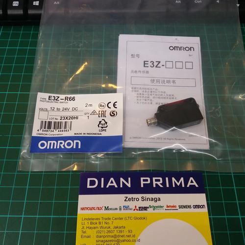 Jual Omron E3Z-R66 Photoelectric sensor retro-reflective 4 m DC 3-wire ...